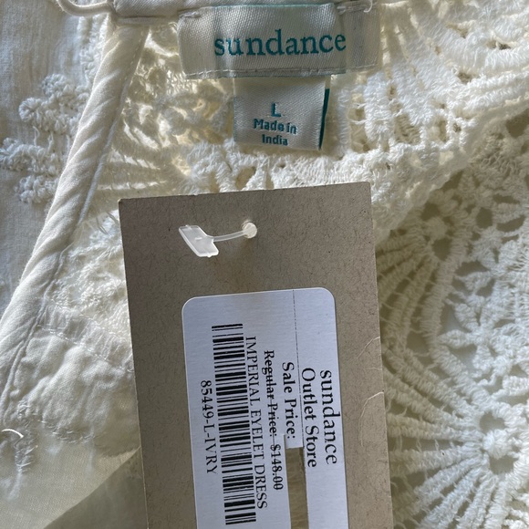 Sundance | Dresses | Nwt Sundance Eyelet Dress Cream White | Poshmark